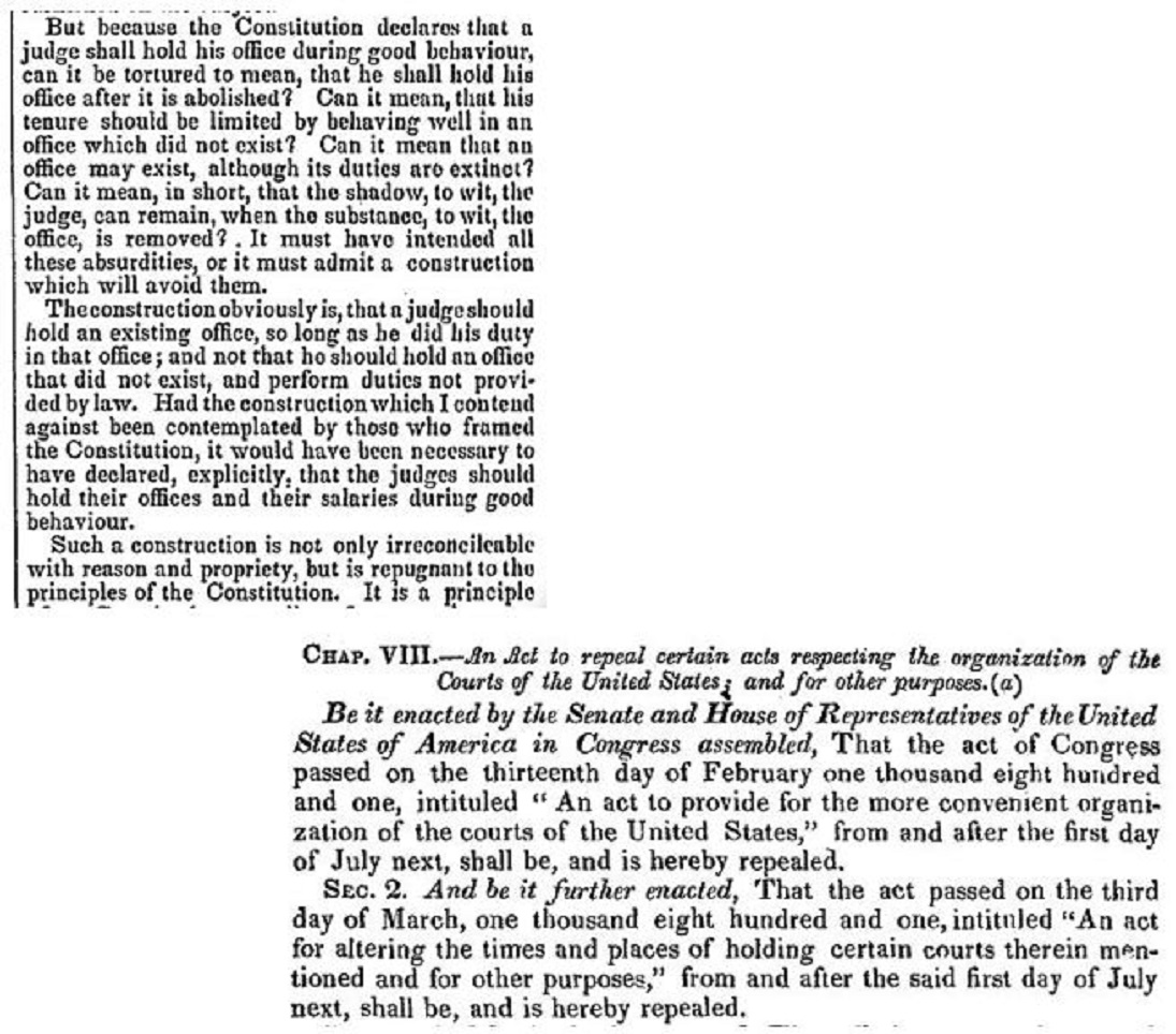 The Judiciary Act of 1801 | Federal Judicial Center